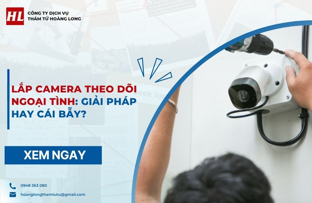 Lắp camera theo dõi ngoại tình: Giải pháp hay cái bẫy?